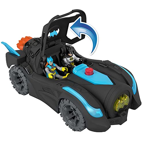 DC Super Friends Fisher-Price Imaginext, Batmobile with Lights and ...