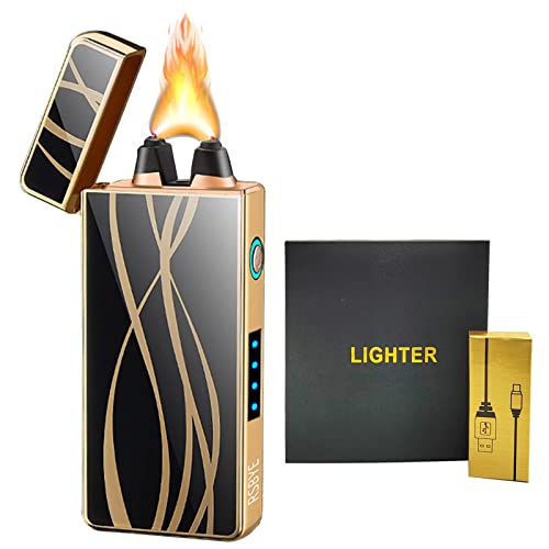 RSBYE Cool Electric Lighters Plasma Lighters Big Flame Lighter USB ...