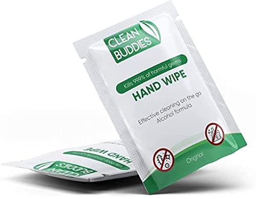 Clean Buddies Hand Sanitizing Wipes Individually Wrapped for Advanced ...