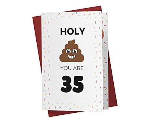 Funny 35th Birthday Card – Funny 35 Years Old Anniversary Card – Happy ...