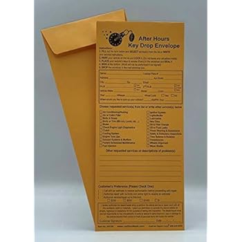 Amazon.com : 100 Cashier's Deposit Report Envelopes - for Stores ...