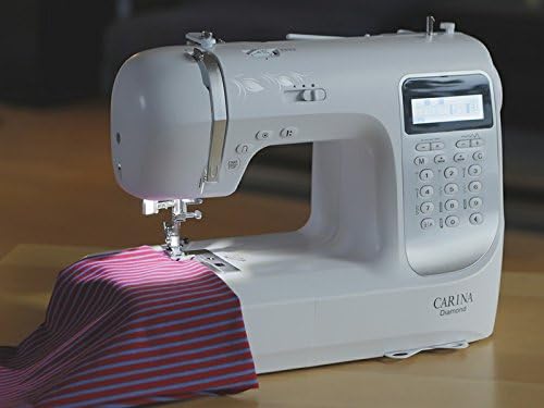 Carina Diamond Sewing Machine, Metal, Blanc, 465 x 260x 365 mm: Amazon ...