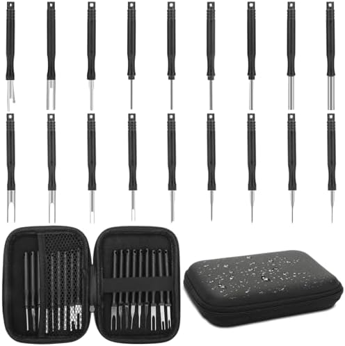 Upgraded Terminal Removal Tool Kit, 18PCS Pin Extractor Tool Set ...