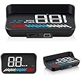 Amazon.com: Car Head Up Display, Car Truck OBD2 HUD GPS Speedometer, iKiKin M7 Dual Mode ...
