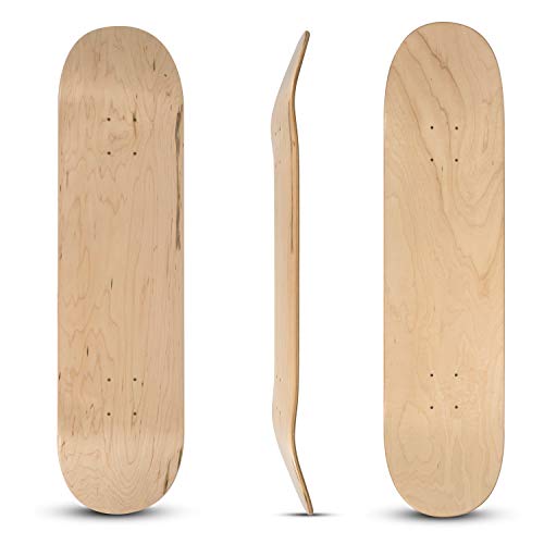 rabd Blank Skateboard Deck Natural USA Maple Wood 32” x 8” - Woodgrain ...