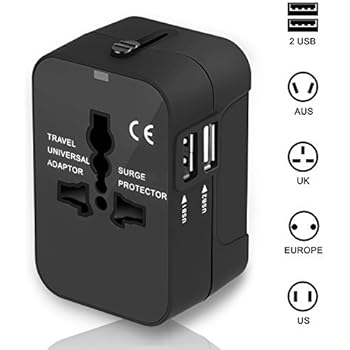 Amazon.com: NEW! 4 Pieces HIGH QUALITY ASIA TRAVEL ADAPTER Pack for ...