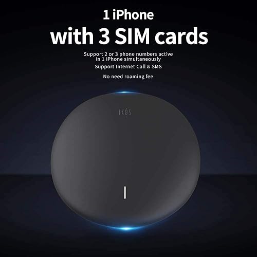 IKOS Free Roaming Abroad 3 SIM Cards Standby Activate Online at The Same Time WiFi Dual Sim ...