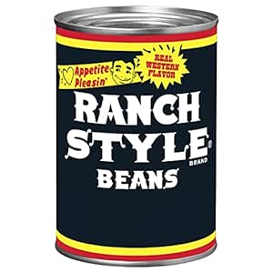 Amazon.com : Ranch Style Canned Pinto Beans, Real Western Flavor, 15 ...