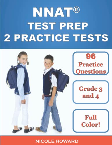 NNAT® TEST PREP: Grade 3 and 4 Level D, Two Full-Length Practice Tests ...