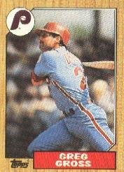1987 Topps Baseball Card #702 Greg Gross at Amazon's Sports ...