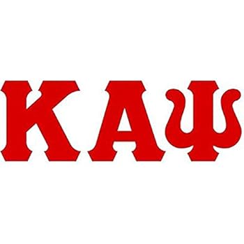 Amazon.com: Kappa Alpha Psi Big Greek Letter Window Sticker Decal 4 ...