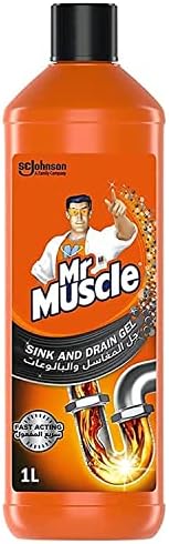 Mr Muscle Drain Unblocker, Drain Cleaner Power Gel, 1 Litre price in ...