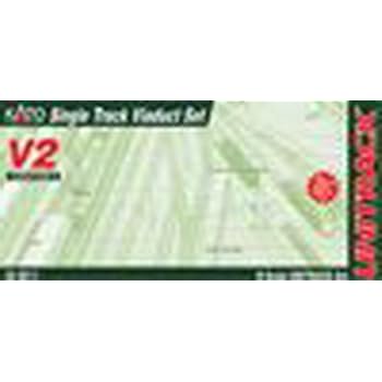 Amazon.com: Kato USA Model Train Products V2 UNITRACK Single Track ...