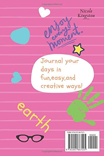 Doodle Diary: Art Journaling For Girls,Pink Diary (110 Pages, 6 x 9 ...