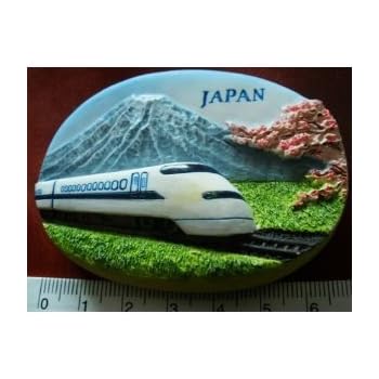 Amazon.com: Japanese Bullet Train Mount Fuji Japan High Quality Resin ...