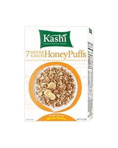 Amazon.com: Kashi Honey Puffed Seven Whole Grains & Sesame Cereal, 10. ...