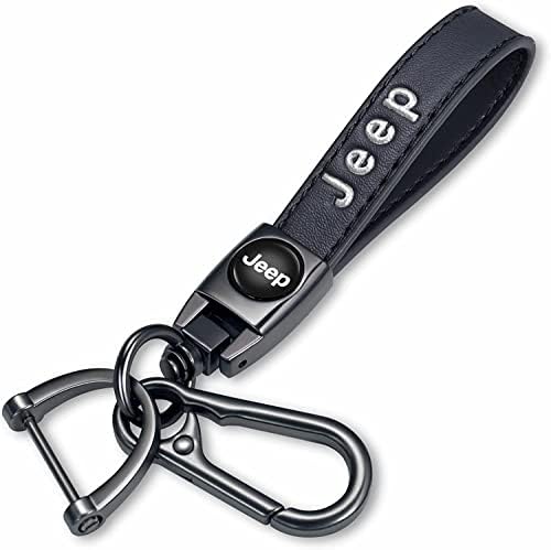 Leather key chain suit for jeep key chain key chain Wrangler compass ...
