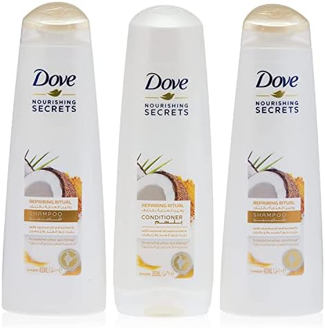 Dove Restoring Ritual Coconut Shampoo 400Ml Pack Of 2 + Dove Restoring ...