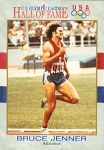 Bruce Jenner trading card (Olympic USA Decathalon) 1991 Hall of Fame ...