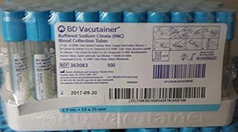 Amazon.com: BD Medical Systems 363083 Vacutainer Plus Plastic Citrate ...