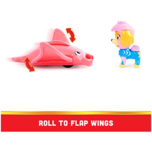PAW Patrol, Aqua Pups Skye and Manta Ray Action Figures Set, Kids Toys ...
