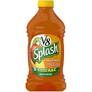 Amazon.com : V8 Splash Tropical Blend, 64 oz. Bottle (Pack of 6 ...