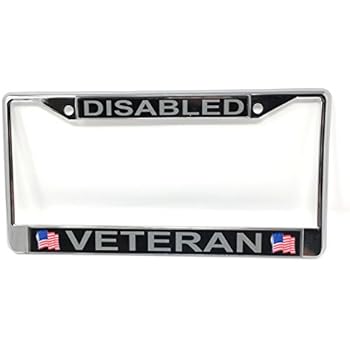 Disabled Army Veteran License Plate Frames - radicalgugu