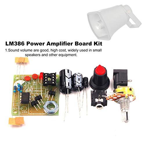 Amplifier Parts,LM386 Super Mini 3V-12V Power Amplifier Board Suit Kit Electronic DIY Kit Audio ...