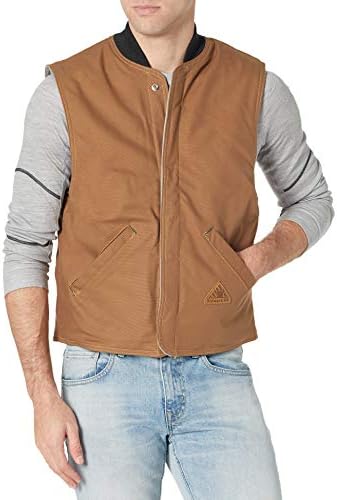 Bulwark Heavyweight FR Brown Duck Vest Jacket Liner, X-Large | Pricepulse