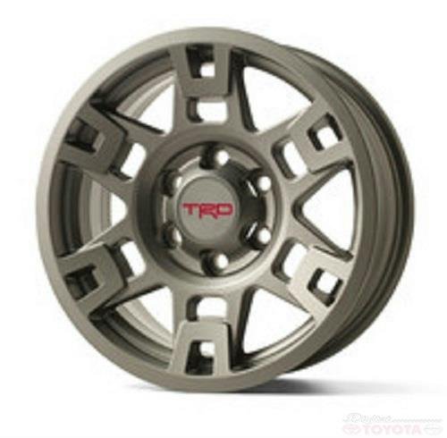 TOYTOA TMS TRD Metal Gray 17 in Wheel PTR20-35110-GR Set of 4 FJ ...