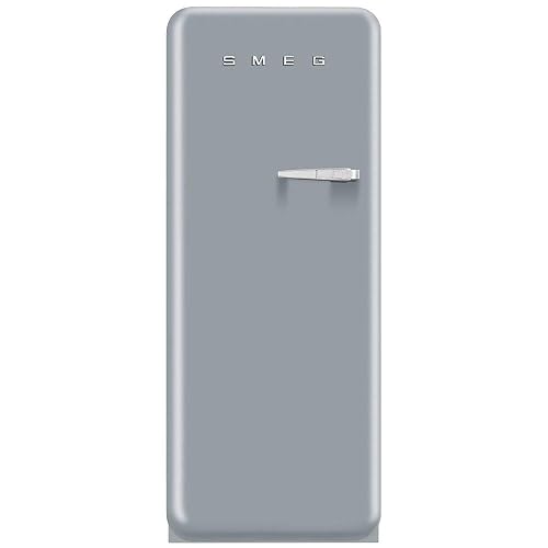 Smeg FAB28USVL1 50s Retro Style Series 24 Inch Silver Freestanding Top ...
