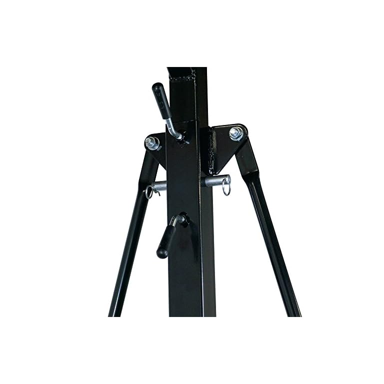 Titan Attachments 0.5 Ton Telescoping Gantry Crane, Portable Shop Lift ...