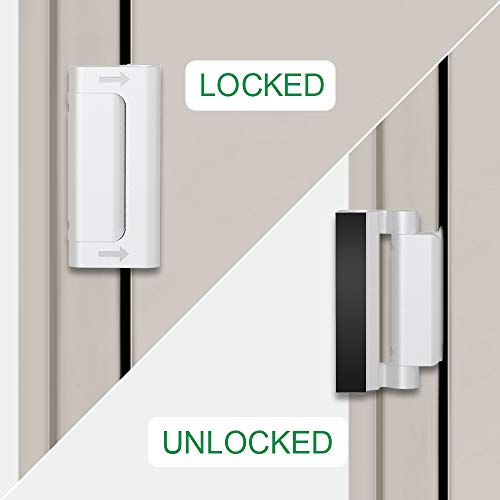 Home Security Door Reinforcement Lock - Upgraded Safety Childproof Door ...