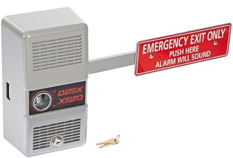 Detex Alarm Panic Exit Control Lock, Short Bar: Door Hardware: Amazon ...