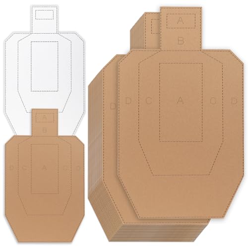20 Pcs Shooting Targets for USPSA, 30x18in Tactical Cardboard Targets ...