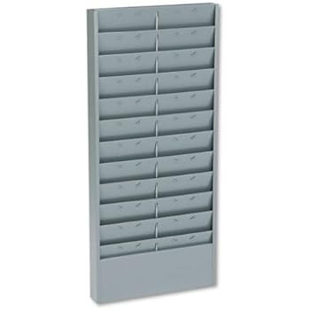 Amazon.com : STEELMASTER Steel Time Rack with Adjustable Dividers, 5 ...