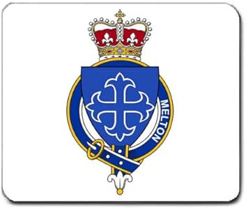Amazon.com : Melton England Family Crest Coat of Arms Mouse Pad ...