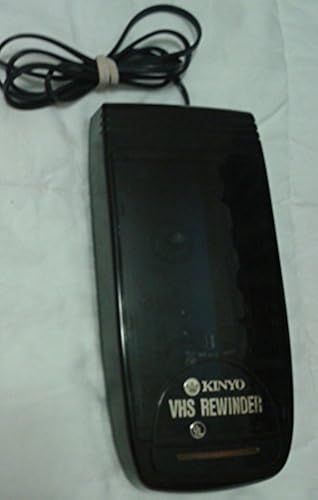 Kinyo Vhs Rewinder Model#uv-420 Vhs Tape Rewinder (Vhs Winder, Black ...