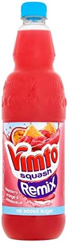 Vimto Remix Raspberry, Orange & Passionfruit Squash 1L: Amazon.co.uk ...
