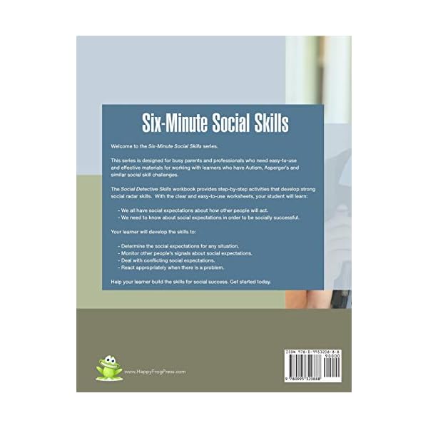 Six Minute Social Skills Workbook 2: Social Detective Skills for Kids ...