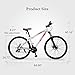 Murtisol Mountain Bike 27.5 inches Hybrid Bicycle with Suspension Fork ...