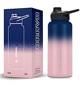 Amazon.com : Embrava Best Sports Water Bottle - 32oz Large - Fast Flow ...