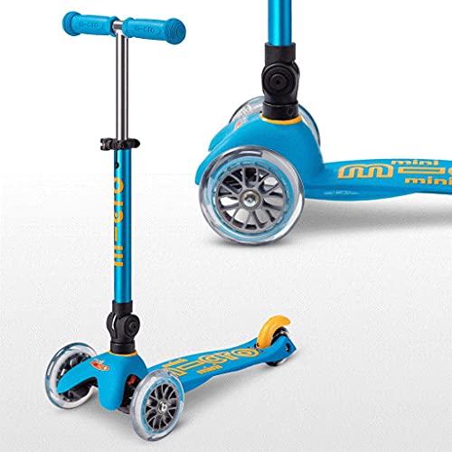 Micro Kickboard - Foldable Mini Deluxe Scooter, 3-Wheeled, Lean-to ...