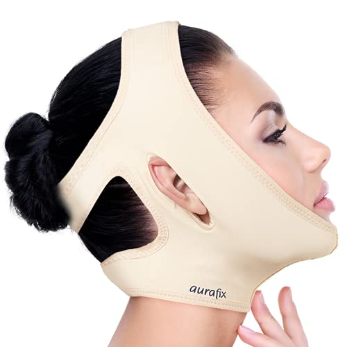 Neck Chin Compression Garment Strap Bandage, Face Slimmer, Double Chin ...