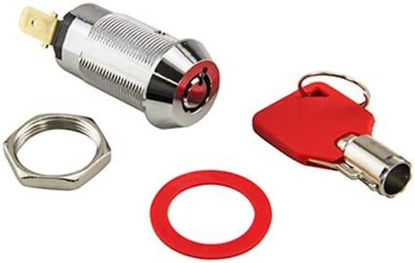 Amazon.com: Tubular Momentary Switch Lock With 1 Key And Red Key Cover ...