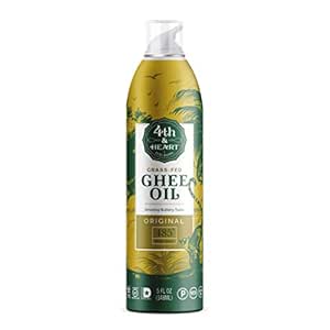 Amazon.com: 4th & Heart Original Ghee Oil Cooking Spray, 5 Ounce, Non ...