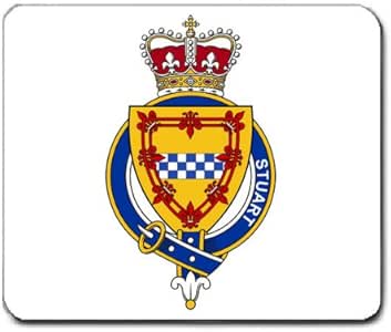 Amazon.com : Stuart Scotland Family Crest Coat of Arms Mouse Pad ...