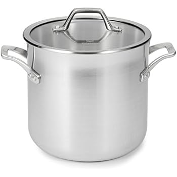 Amazon.com: Calphalon 1833953 AccuCore Stainless Steel Stock Pot with ...
