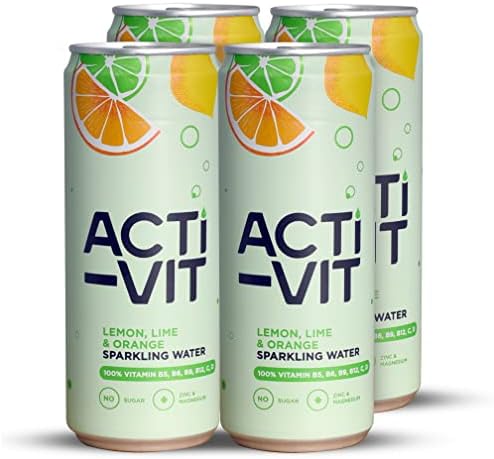 Actiph Acti-Vit Lemon, Lime and Orange Sparkling Flavored Vitamin Water ...