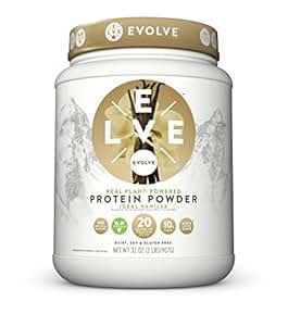 Amazon.com: Evolve Protein Powder, Ideal Vanilla, 20g Protein, 2 Pound ...